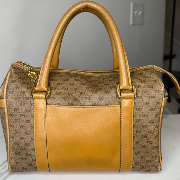 Gucci | Bags | Authentic Gucci Vintage Micro Gg Small Boston Bag | Poshmark